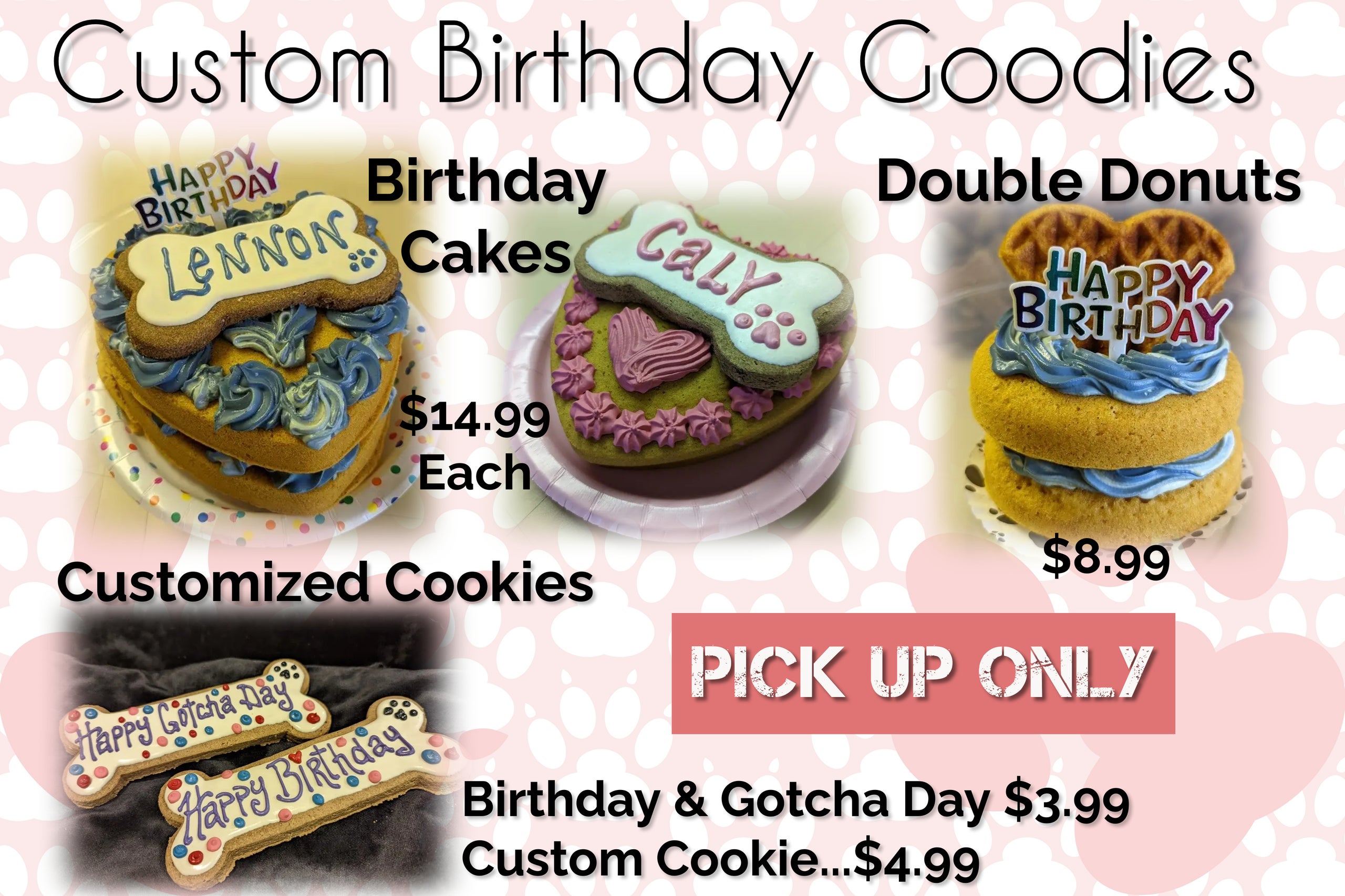 Birthday Bakery Items | Good Boy Bakery